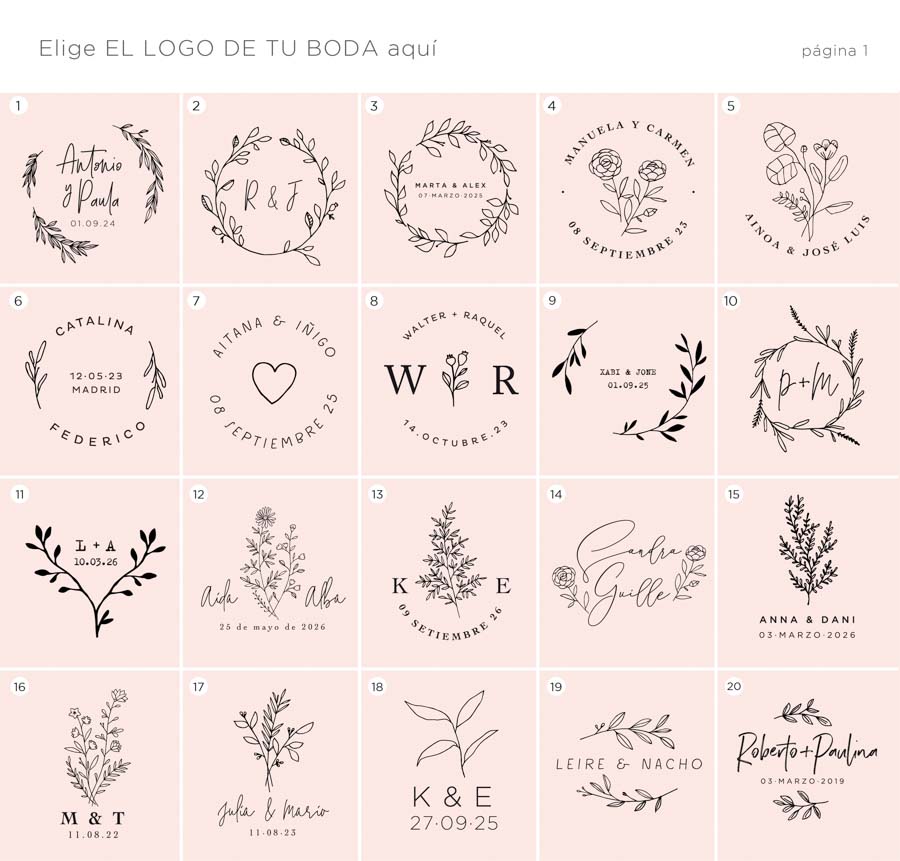 project party logos para coleccion logo de tu boda 1 - Project Party