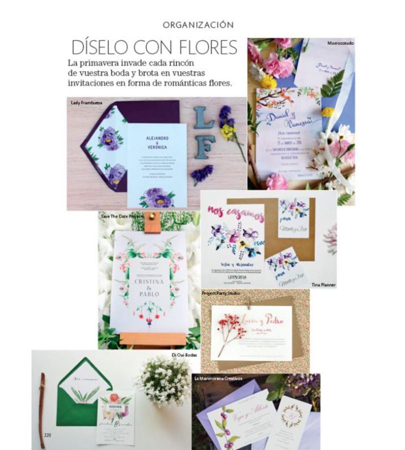 diselo con flores - Project Party
